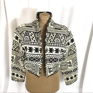 Vintage | Jackets & Coats | Aztec Egyptian Inspired Woven Jacket | Poshmark